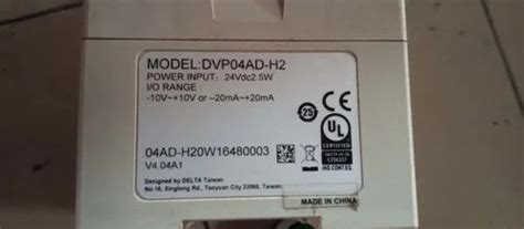 Delta DVP04AD H2 Analog Extension Unit At 15000 Piece In Navi Mumbai ID 2852888073930