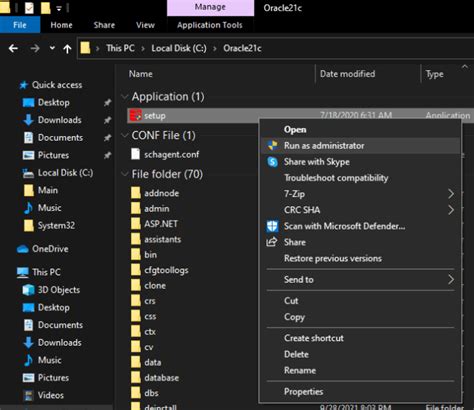 Install Oracle 21c Database On Windows Duh Microsoft Did It Again
