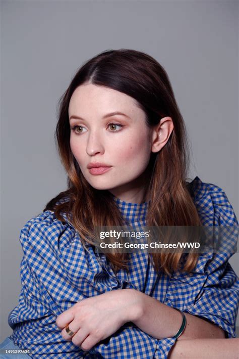 Portrait Of Emily Browning Photographed By George Chinsee For Wwd At News Photo Getty Images
