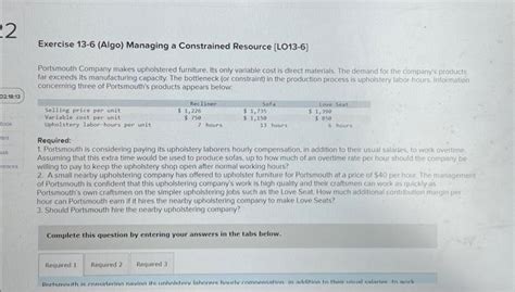 Solved Exercise 13 6 Algo Managing A Constrained Resource