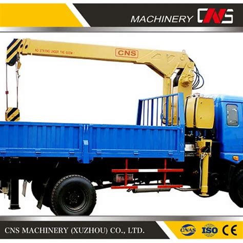 High Quality Telescopic Boom Truck Mounted Crane 4 Ton Hydraulic Mini