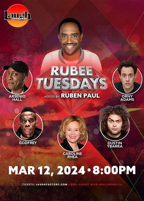 Rubee Tuesdays Tickets At Laugh Factory Hollywood In Los Angeles By