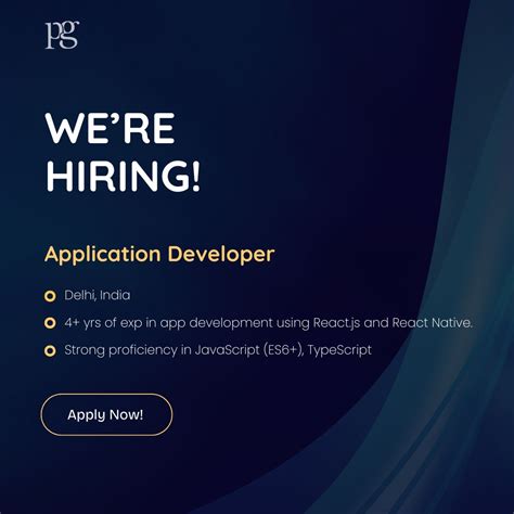 Wearehiring Applicationdeveloper Reactjs Reactnative Techjobs Softwaredevelopment