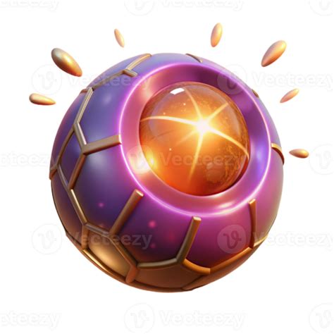 Elegant Abstract Glowing Orb 3d Render Professional 56552188 Png