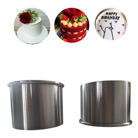 Forma Redonda Mine Bolo Bento Cake 10x8 Fundo Fixo Aluminio Silpan