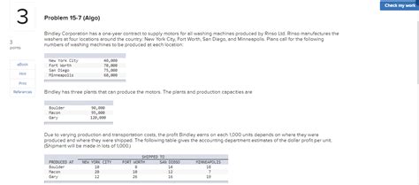 Solved Given Profit Maximization As A Criterion Bindley