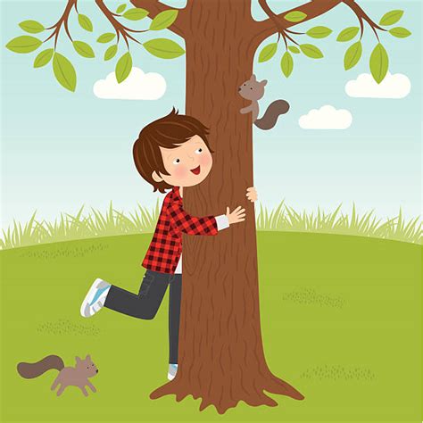 Hugging Tree Illustrations Royalty Free Vector Graphics And Clip Art