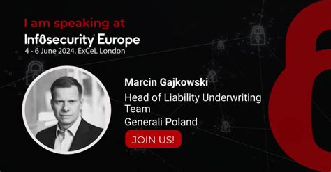 Marcin Gajkowski On Linkedin Im Speaking At Infosecurity Europe 2024 Join Me