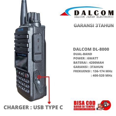 Jual Ht Dalcom Japan Dl 8000 Triband Shopee Indonesia
