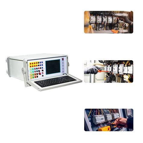 Six Phase Secondary Injection Relay Test Set Protection Relay Tester Secondary Injection