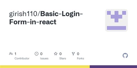 Github Girish Basic Login Form In React