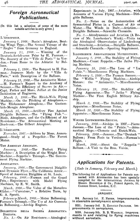 Foreign Aëronautical Publications The Aeronautical Journal Cambridge Core