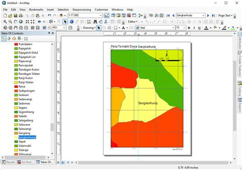 Tutorial Membuat Layout Peta Pada Arcgis Dan Penjelasan Manfaat Arcgis
