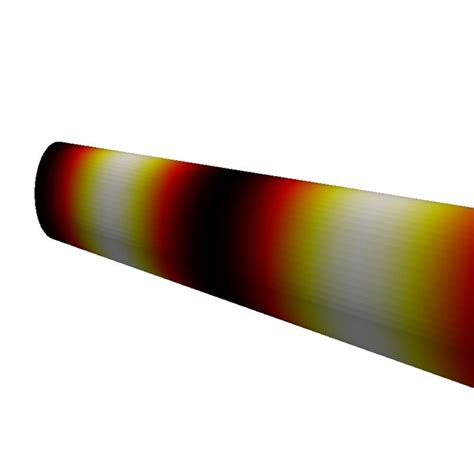 eigenfunctions of the laplace beltrami operator on the eel shape