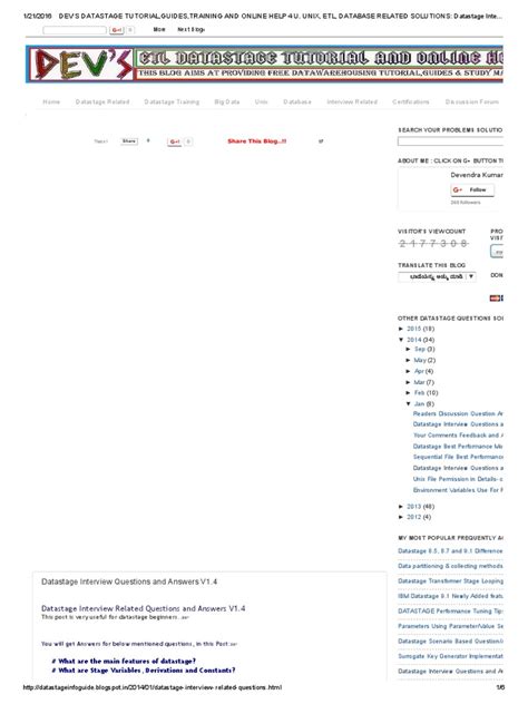 Devs Datastage Tutorial Guides Training And Online Help 4 U Unix