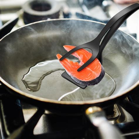 Non‑stick Egg Flipper Black Ergonomic And Durable Nestblend Nestblend