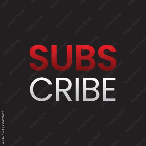 Youtube Channel Subscribe Button Logo With Black Background To Make It Easier For Viewers Can Be
