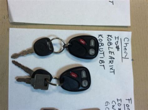 Purchase Chevy Key Remote In Naples Florida Us For Us 30 00
