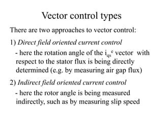 Vector Control Of AC Induction Motors PPTX
