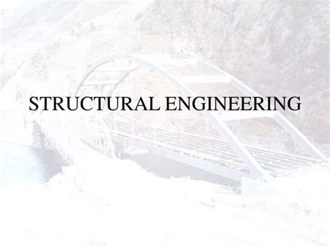 PPT STRUCTURAL ENGINEERING PowerPoint Presentation Free Download ID 1478304