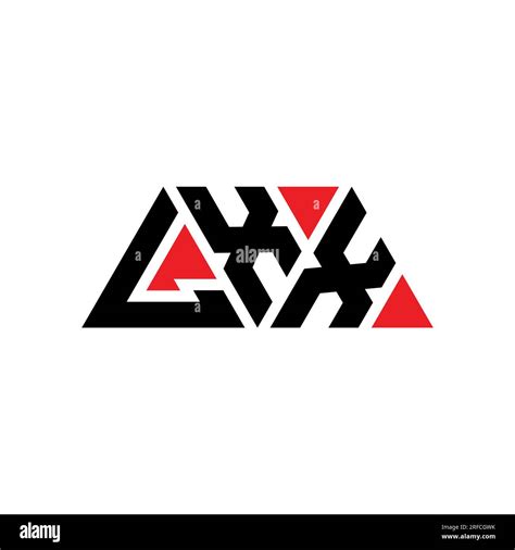 Lxx Triangle Letter Logo Design With Triangle Shape Lxx Triangle Logo Design Monogram Lxx