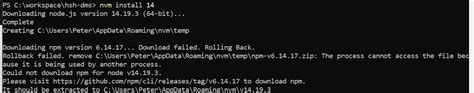 Exit Status 1 Access Is Denied · Issue 780 · Coreybutlernvm Windows