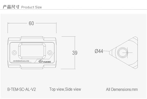 Bykski Oled Digital Display Water Temperature Mete Grandado