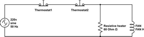 Power Why 2 Thermostats Of Different Rating In Series In Heater Circuit Electrical