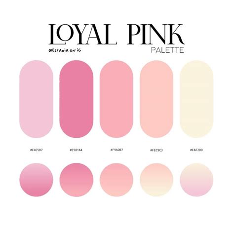 𐀔 𝙰𝚃𝙰𝚁𝙰𝚇𝙸𝙰 ﹆ Color Palette Pink Color Palette Design Color Schemes Colour Palettes