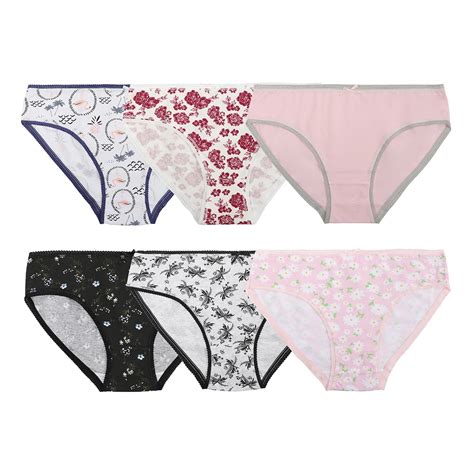 Ladies Cute White Cotton Floral Print Panties For Maternity