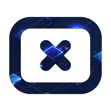 Premium Photo Image Icon Rectangle Xmark Blue Squares Background Shapes
