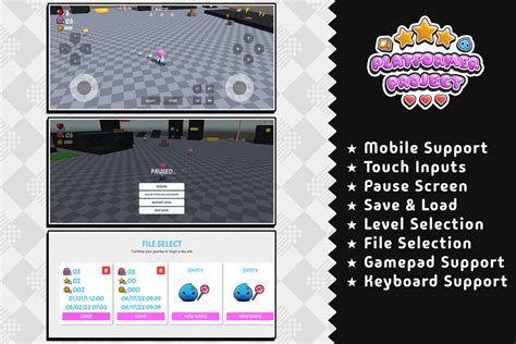 Platformer Project Systems Unity Asset Store Codeintra