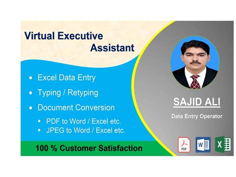 Virtual Executive Assistant In Excel Data Entry Upwork