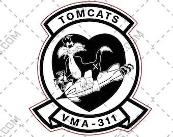 Airplane Print Printable A 4 Skyhawk Vma 311 Tomcats Etsy