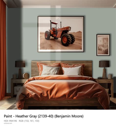 Benjamin Moore Heather Gray 2139 40 Paint Color Codes Matching