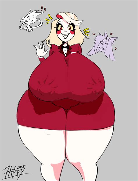 Rule 34 Angel Dust Hazbin Hotel Big Ass Big Breasts Breasts Bigger