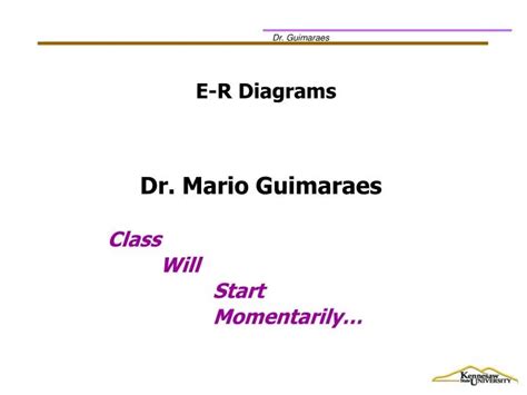 PPT E R Diagrams Essential Concepts And Database Design Tools PowerPoint Presentation ID