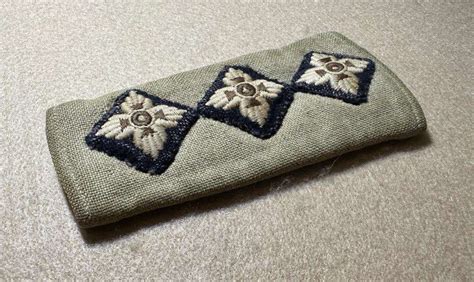 International Badges And Insignia Rhodesian Forces Single Capt Rank Boards Slip Ons Ww2 Was