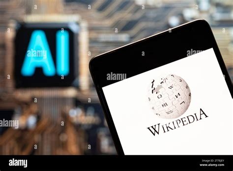 In This Photo Illustration The Multilingual Web Based Free Encyclopedia Wikipedia Logo Seen