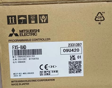 Mitsubishi Analog Input Module Fx5 8ad For Plc At ₹ 17800 Piece In Gurugram