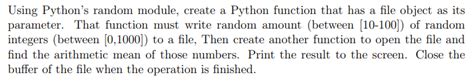 Solved Using Python S Random Module Create A Python Chegg