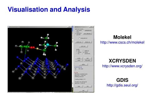 Ppt Geometry Optimization Molecular Dynamics And Vibrational Spectra Powerpoint Presentation