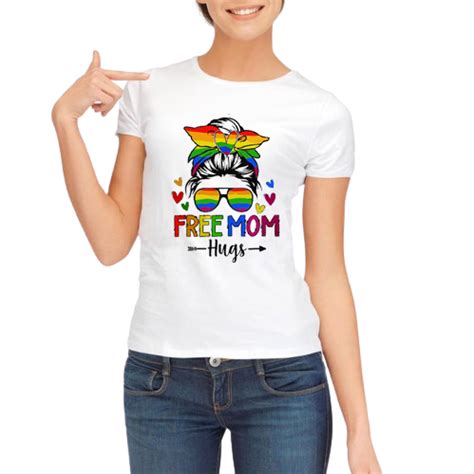 Free Mom Hugs Tee Moes Custom Graphics