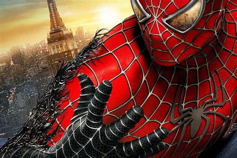 Póster De Spiderman 3 Con Traje Negro