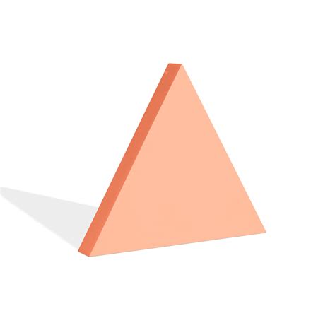 Large Triangle Block Marked Props