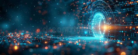 Digital Concept Of Mitigating Risks With Futuristic Technology And Data