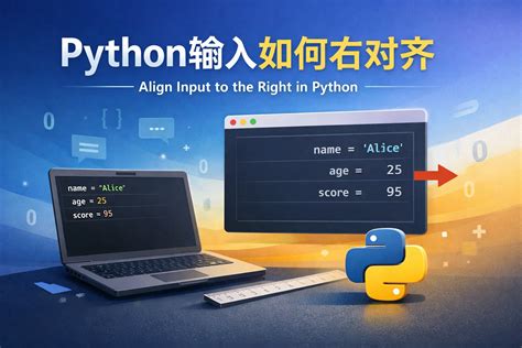 Python输入如何右对齐 Python输入如何右对齐