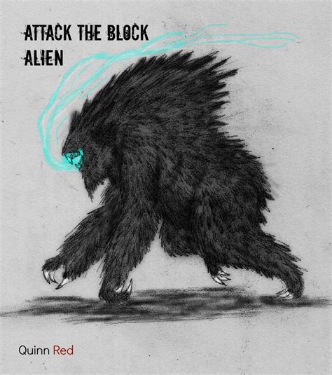 Attack The Block Alien By Quinn Red On Deviantart