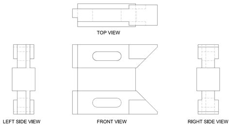 [solved] complete the missing views with the given drawings then draw