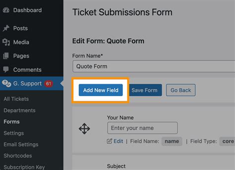 How To Add Custom Form Fields